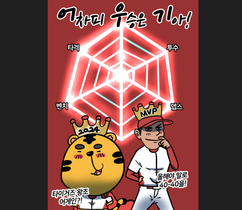 [KBO카툰] 2025시즌 순위 판도 예상! 10팀의 미래를 확인해 보자!